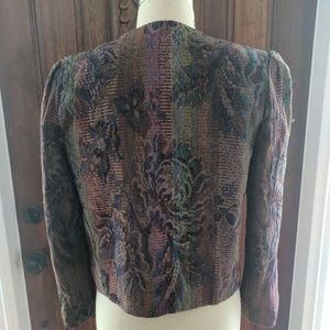 Jackets & Coats | Vintage Tapestry Crop Jacket | Poshmark
